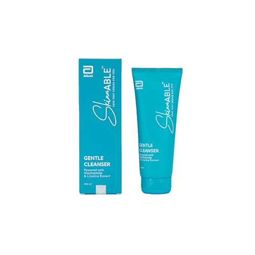 Abbott Skinnable Gentle Cleanser with Niacinamide, licorice glycolic ...